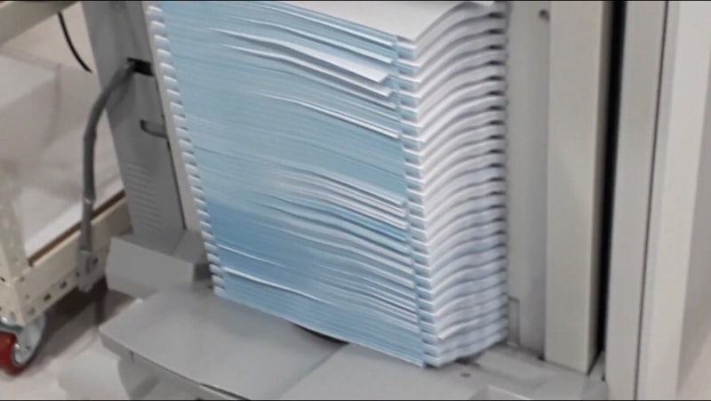 오세(Oce) 흑백디지털인쇄기 VP115 중철 및 장통 출력 영상 : 네이버 블로그