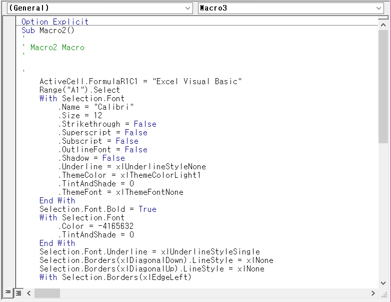 [VBA] #56. Comment, Comment Block, Uncomment Block : 네이버 블로그
