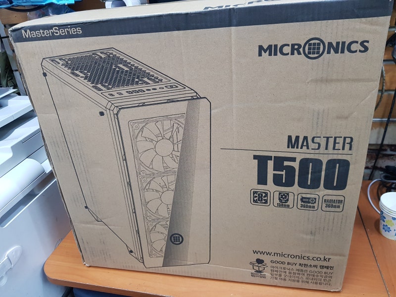 LED PC 케이스 마이크로닉스 Master T500 강화유리 리뷰! : 네이버 블로그