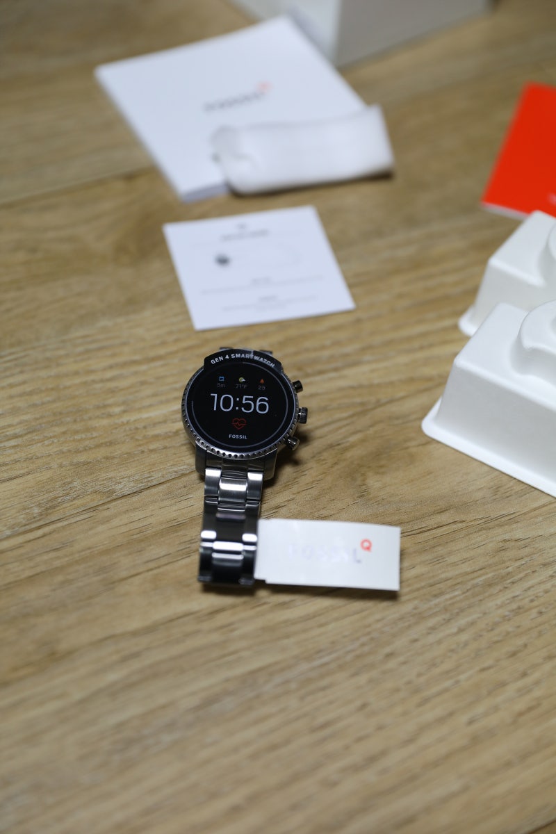 파슬Q 4세대 스마트워치 언박싱(Fossil FTW4012 Gen 4) : 네이버 블로그
