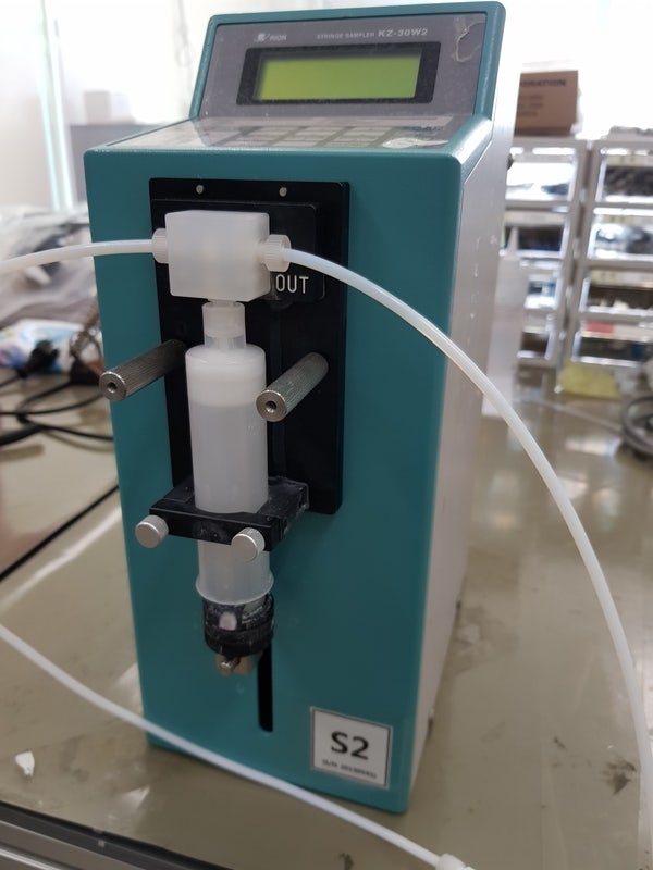 RION Syringe sampler(KZ-30W 시리즈) Syringe 교체방법 : 네이버 블로그