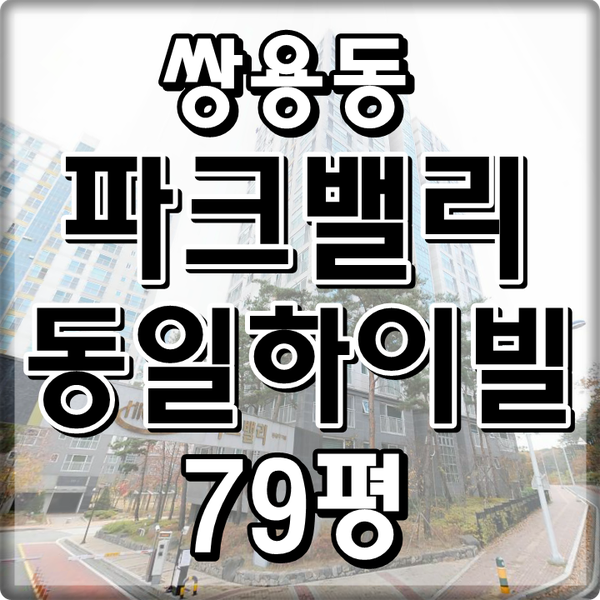 천안경매 쌍용동 파크밸리 동일하이빌 79평 탑층 네이버 블로그