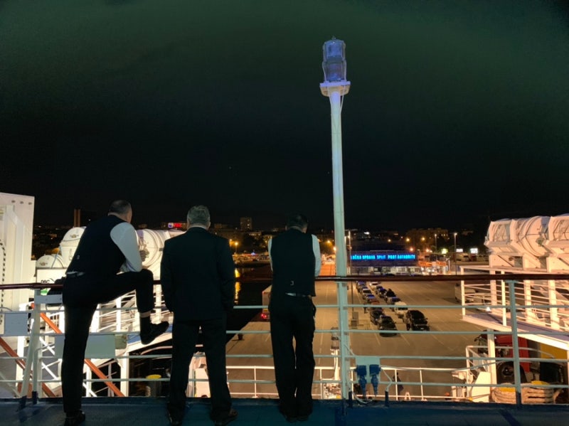 [안코나 Ancona 시크로드] 크로아티아 스플릿 Split에서 이탈리아 안코나 Ancona 로 가는 페리를 타다. 페리를 탄 ...