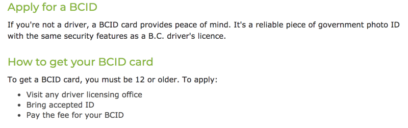 캐나다 밴쿠버 ID카드 만들기 (BCID카드) : 네이버 블로그