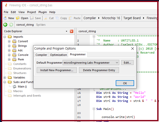 PIC18 _PIC24_PIC32용 구조화 Basic Compiler 무료 사용제한 없는 컴파일러. : 네이버 블로그