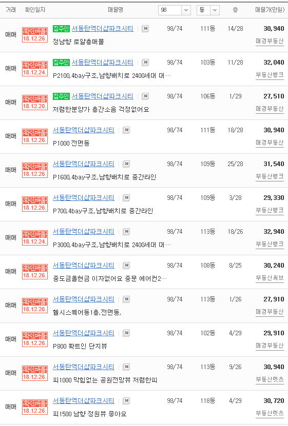 서동탄역더샵파크시티 2400세대 신상 오산아파트매매 네이버 블로그