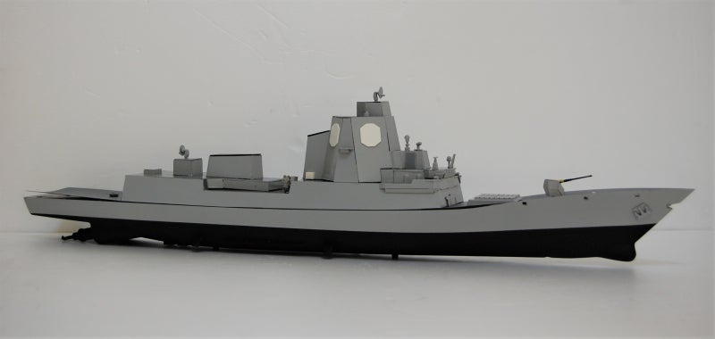 1/275 Australian Navy DDGH-39 호바트(Hobart) 상부구조물 제작(완성) : 네이버 블로그