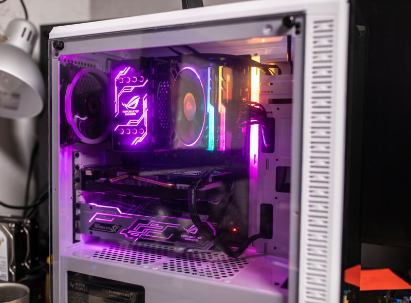 PC케이스 추천, ORBIS G320 AUTO RGB LED 듀얼링 강화유리 리뷰 : 네이버 블로그