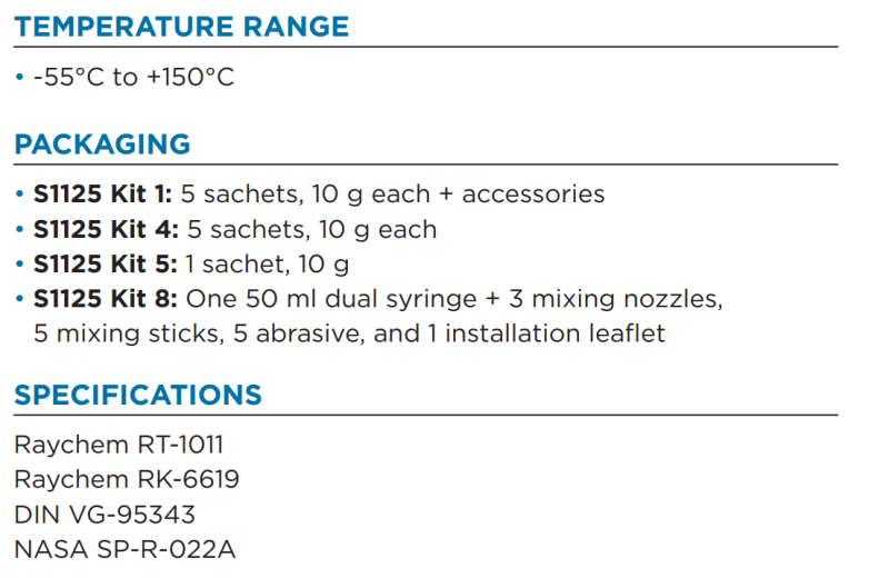 [TE Connectivity] EMC / 에폭시 접착제 - S1125-KIT-1 : 네이버 블로그