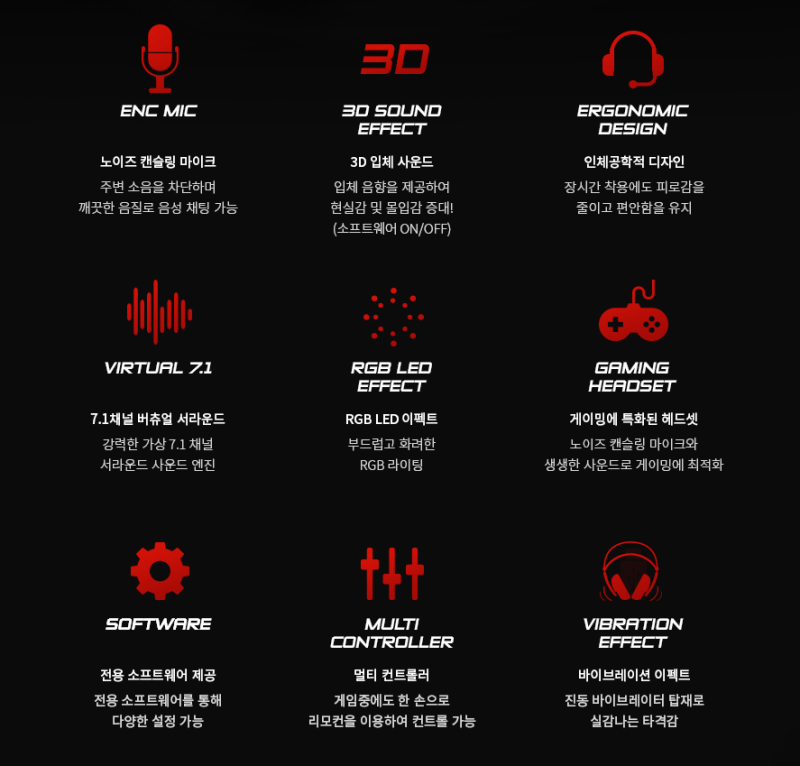 앱코 해커 N550 ENC 가상 7.1 가성비 게임밍 헤드셋 리뷰 : 네이버 블로그