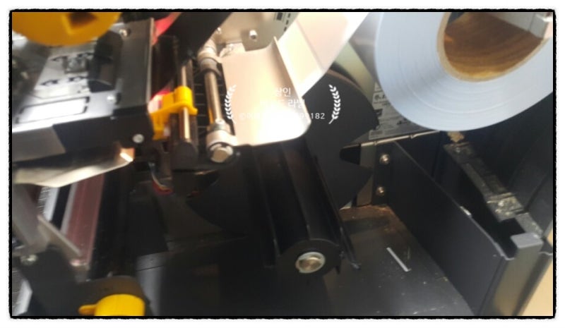 상인 바코드라벨] 아트지 리본 ZM400 ZT410 리와인더 : 네이버 블로그