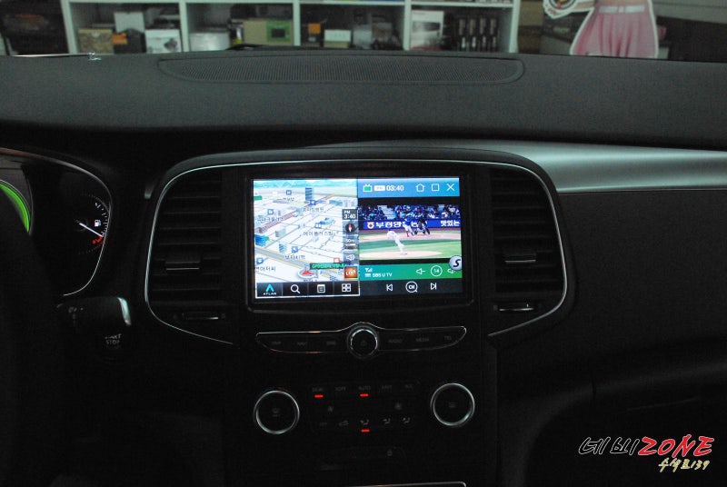 네비죤 - [SM6] JY-N7000 LIVE 네비 매립 : 네이버 블로그