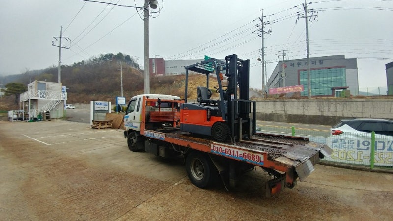도요타 7fb 18톤 쓰리 휠 중고 전동지게차 임대 납품 점검 네이버 블로그