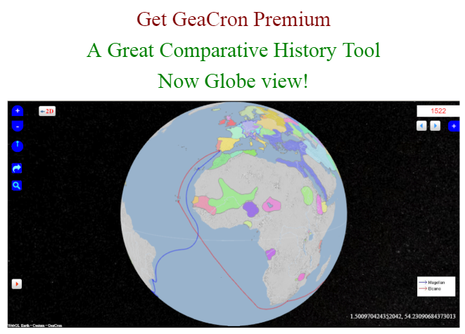 과거 역사를 보여주는 세계지도 / GeaCron Project : 네이버 블로그