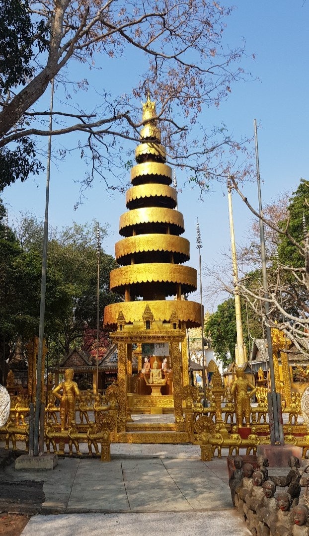 캄보디아여행(캄.태편4) ㅡ 프놈산뚝 (Phnom Suntuk).Kouk Nokor Temple.Phnom Pros Pagoda ...
