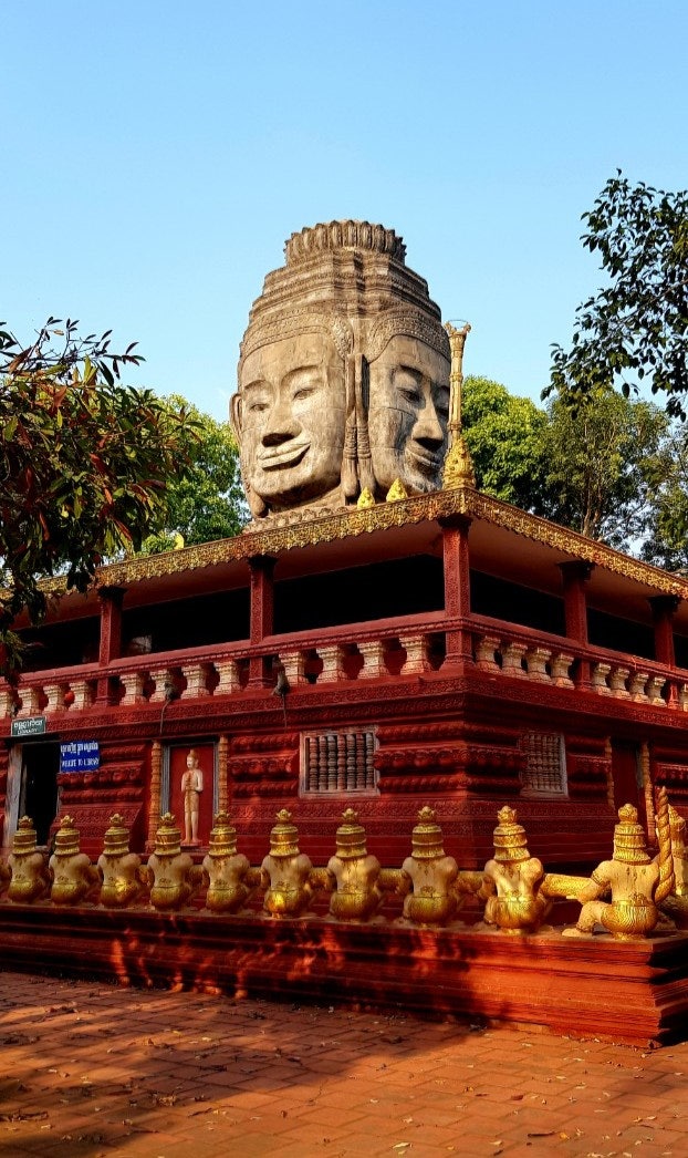 캄보디아여행(캄.태편4) ㅡ 프놈산뚝 (Phnom Suntuk).Kouk Nokor Temple.Phnom Pros Pagoda ...