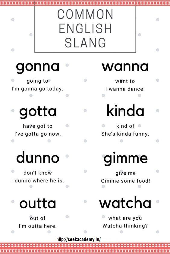 정말 많이 쓰이는 영어 SLANG. : 네이버 블로그