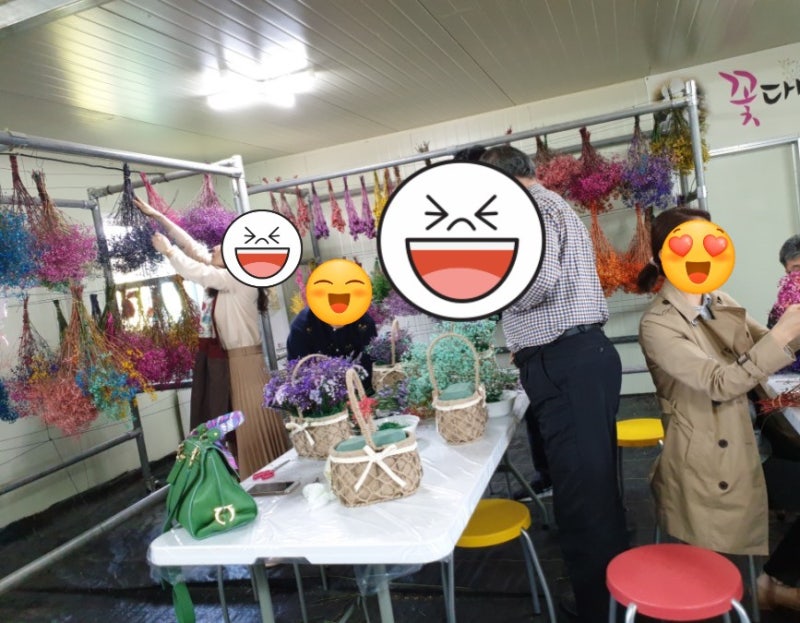 전주김제치유농장교육농장 금구중학교선생님 꽃다비팜방문 프리저브드안개꽃꽃바구니체험 네이버 블로그