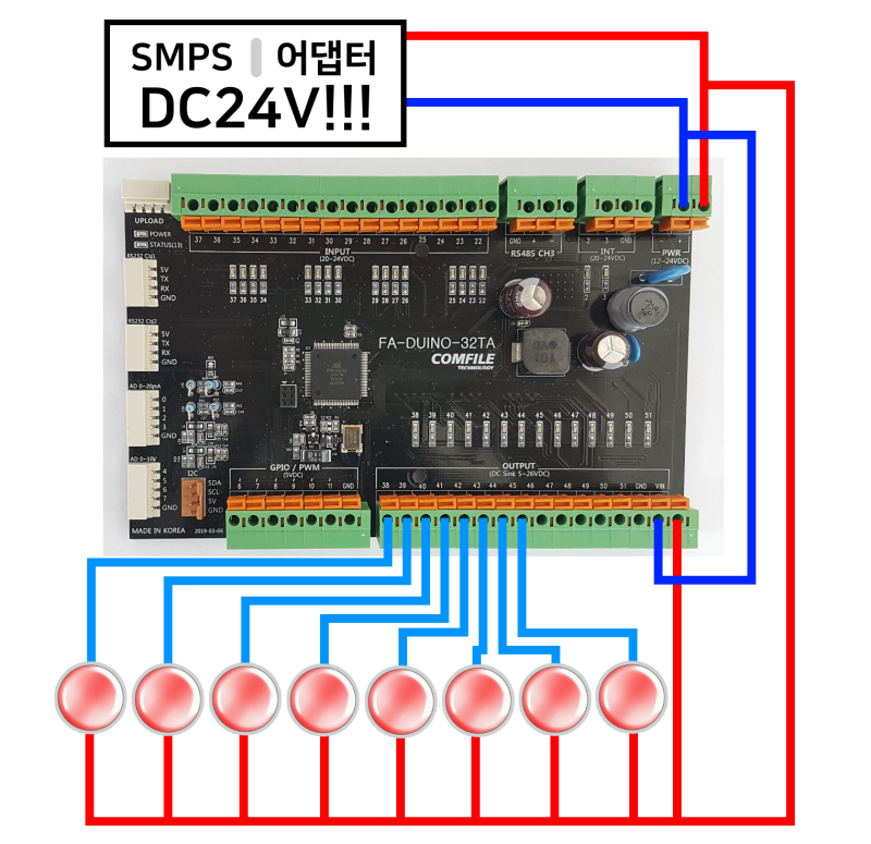 [산업용 아두이노 FA-DUINO] 출력단자를 사용해보아요~!! : 네이버 블로그