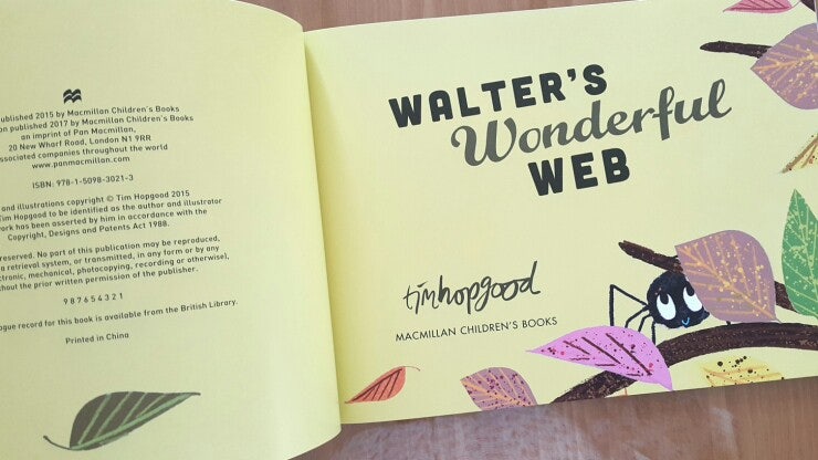 넘나 귀여운 거미 그림책 Walter's Wonderful Web : 네이버 블로그