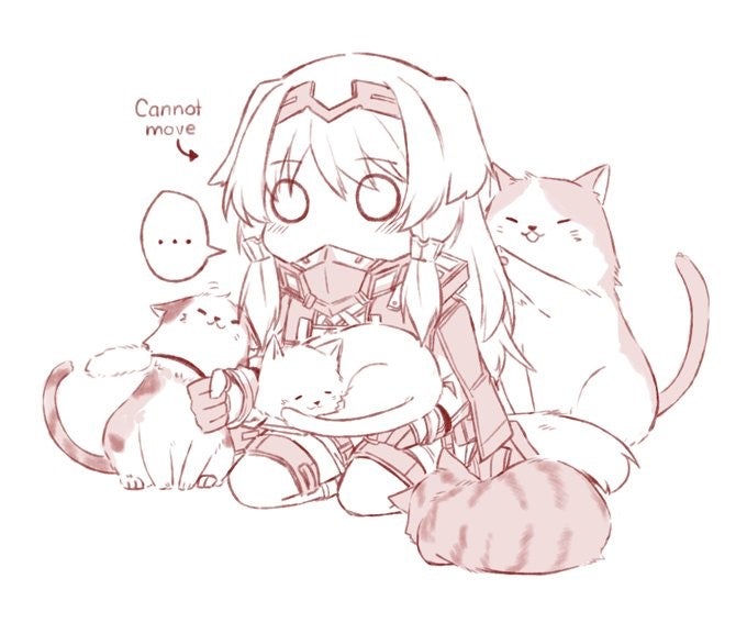 소녀전선 만화 고양이를 길들이는 안구사 네이버 블로그