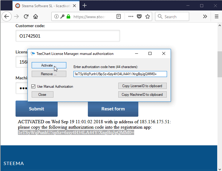 TeeChart 라이선스 Activate &Deactivate : 네이버 블로그