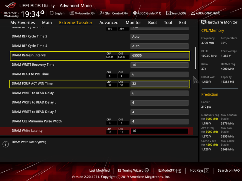 CPU 오버클럭 BIOS 설정 / ASUS 메인보드, I7-8700K 조합 : 네이버 블로그