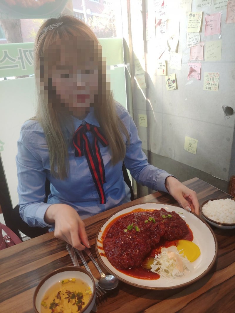 신대방 온정돈까스 디진다 돈가스돈까스 시식 후기 맵고도 맛있다 신대방돈가스신대방돈까스신대방매운음식신대방매운