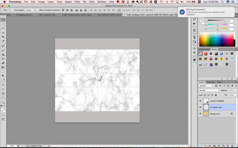 [C4D]Box_UV Mapping_대리석 Mockup나도 만들어보자 ;;; : 네이버 블로그