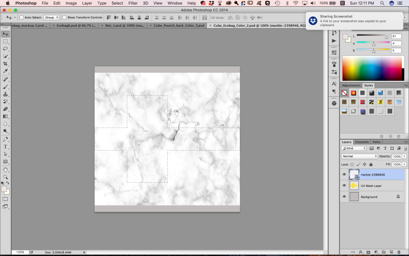 [C4D]Box_UV Mapping_대리석 Mockup나도 만들어보자 ;;; : 네이버 블로그