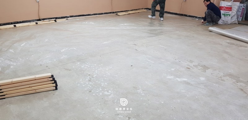스포츠마루 방배동 유쾌한 권탁구 탁구장 바닥 시공 스포츠탄성마루 공사 네이버 블로그