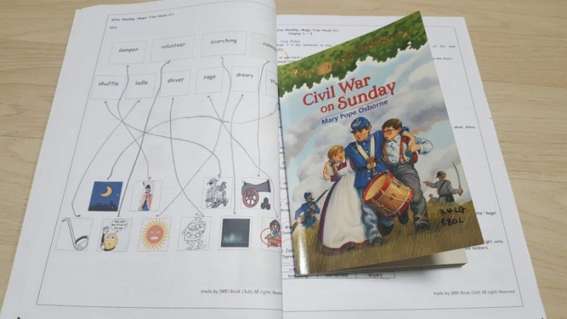 Magic Tree House 매직트리하우스 21. Civil War on Sunday 미국 남북전쟁을 공부하다!! : 네이버 블로그