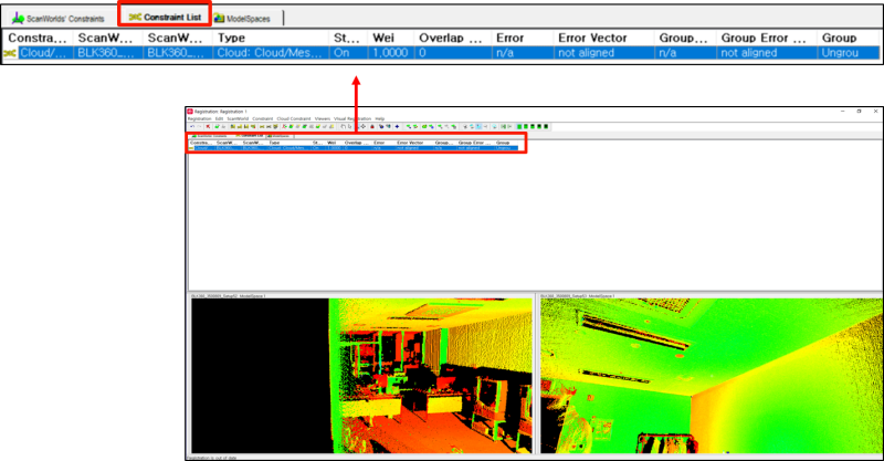 Leica/Cyclone Core/Registraion/라이카/싸이클론/스캔데이터 정합/포인트클라우드 정합/정합프로그램/포인트 ...