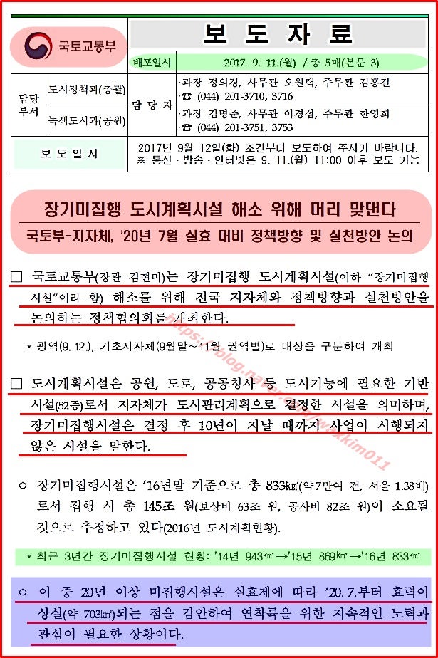 장기미집행 도시계획시설 2020년 7월1일 일몰제 시행 네이버 블로그