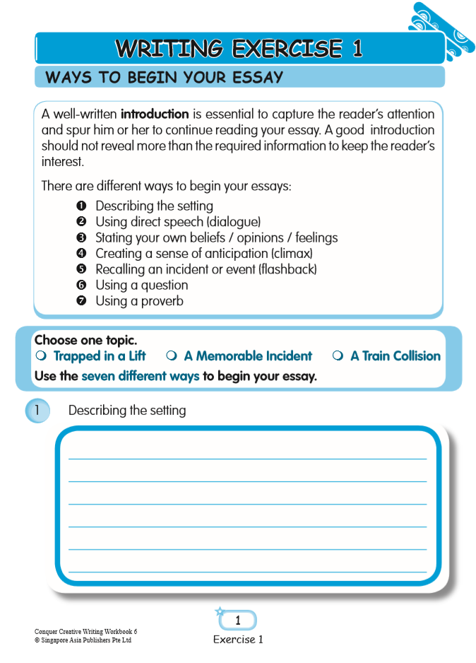 [국제학교영어롸이팅교재] Creative Writing Workbook / G1-6 : 네이버 블로그