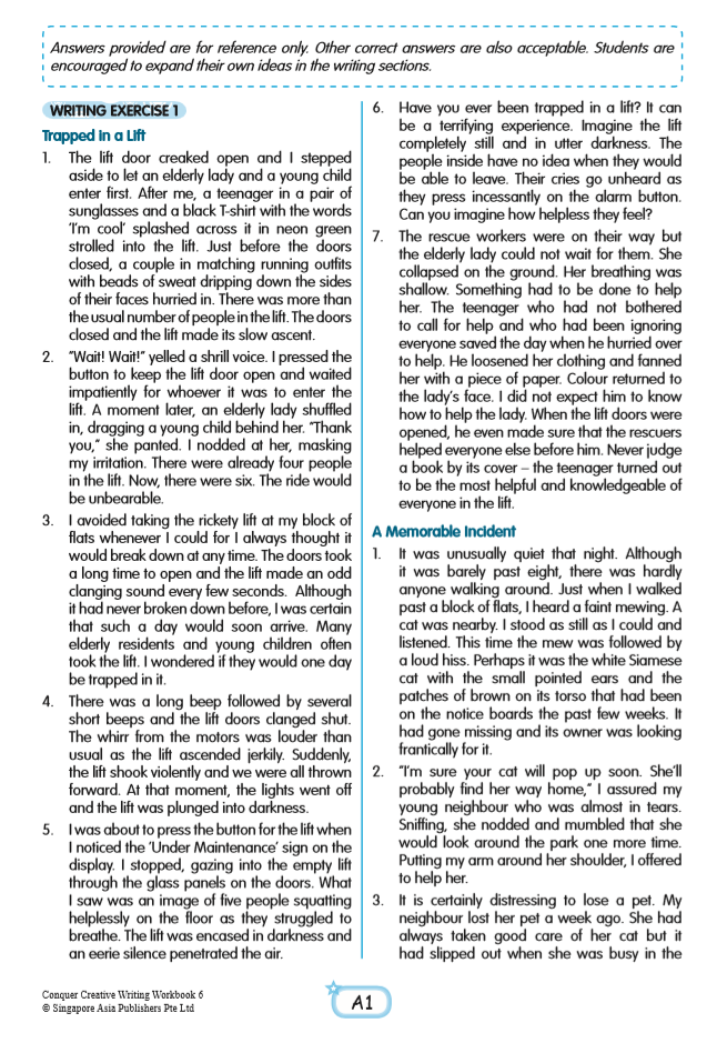 [국제학교영어롸이팅교재] Creative Writing Workbook / G1-6 : 네이버 블로그