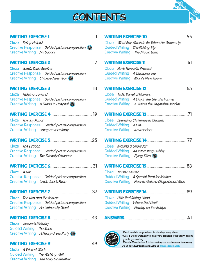 [국제학교영어롸이팅교재] Creative Writing Workbook / G1-6 : 네이버 블로그