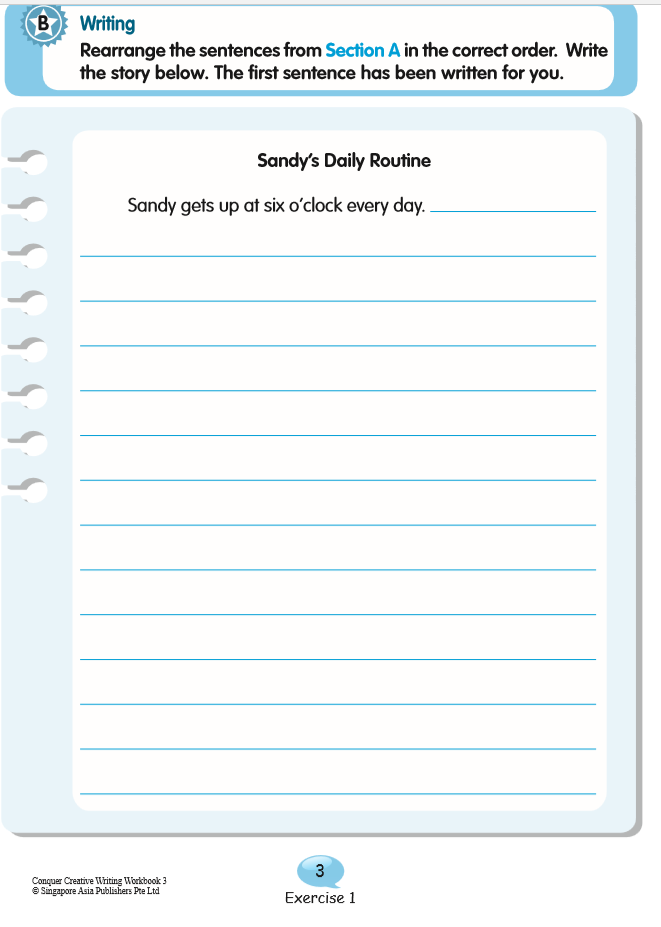 [국제학교영어롸이팅교재] Creative Writing Workbook / G1-6 : 네이버 블로그