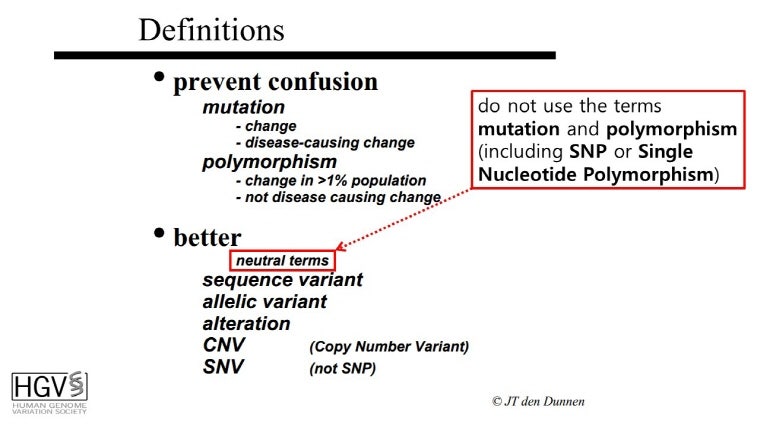 HGVS nomenclature (유전체 서열변이 명명법) : 네이버 블로그