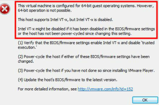 VMware - VT-x 에러 해결 방법 : 네이버 블로그