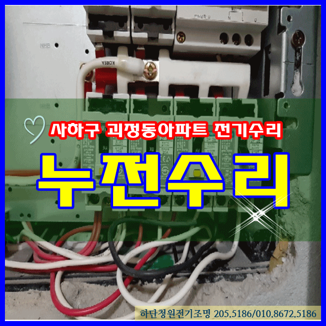 전 기 누 전 수 리 사하구 괴정동전기조명출장수리 괴정동 아파트 누전수리 네이버 블로그