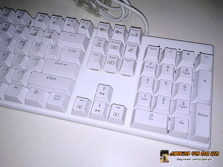 가성비 기계식키보드 COX CK450 : 시원시원한 블루 LED가 매력! : 네이버 블로그