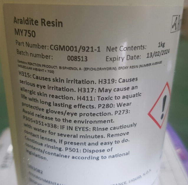 Araldite Resin MY750 , robnor resinlab : 네이버 블로그