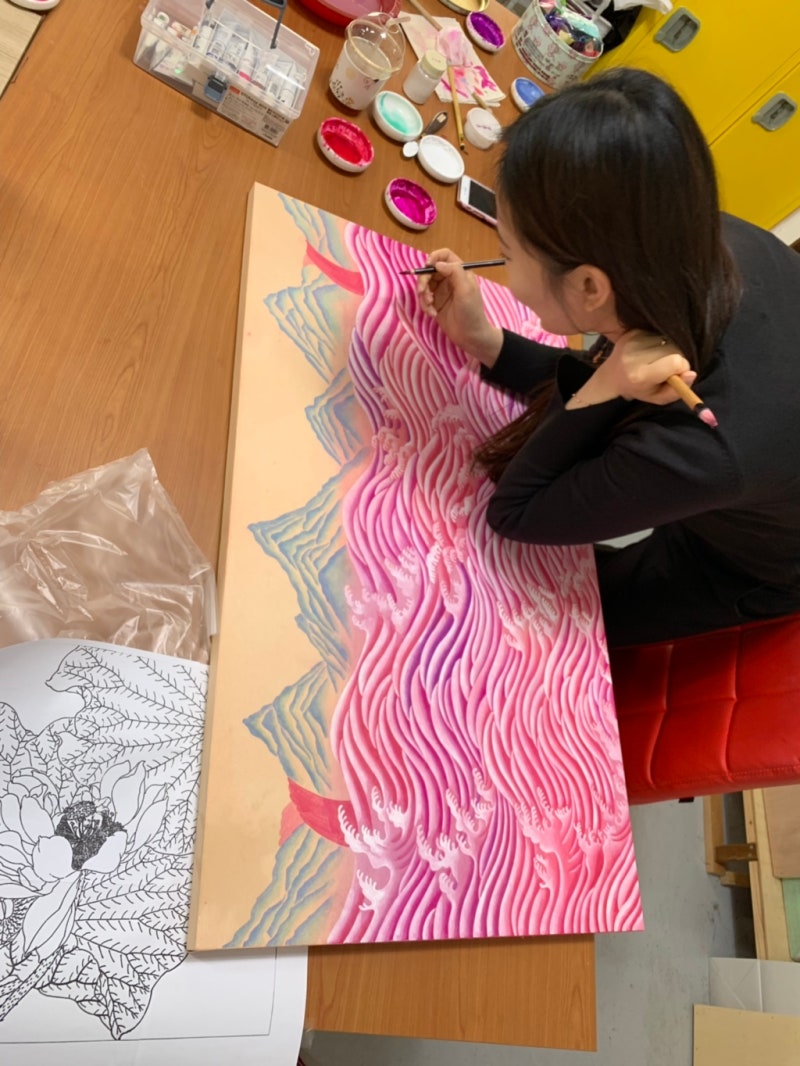 부산한국화화실취미미술성인미술부산채색화화실 네이버 블로그