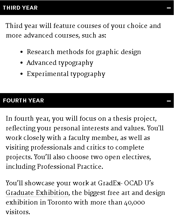 [캐나다 미대 추천] 오캐드 대학교 (OCAD University) -그래픽디자인학과 (Graphic Design) : 네이버 블로그