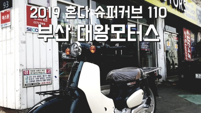 2019 혼다 슈퍼커브 110 그린컬러 신차출고 혼다 슈퍼커브전용 H2c 윈드스크린 장착 부산대왕모터스 네이버 블로그