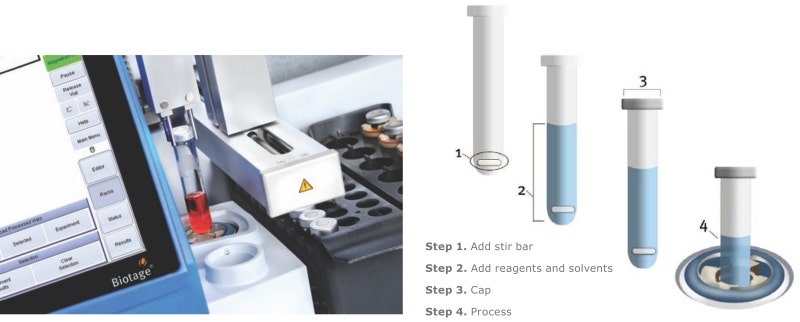 [Biotage]-Microwave Reaction Vials / 마이크로웨이브 전용 바이알 / Initiator+ 와 ...