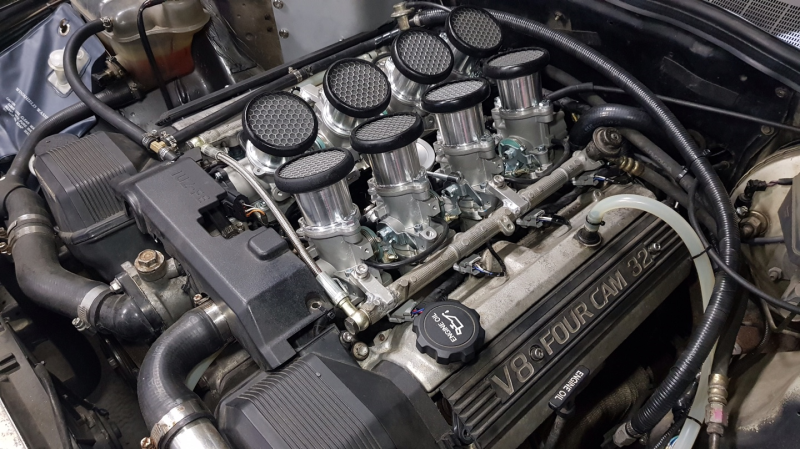 벤츠 W201 190E V8 - 독립스로틀 완성샷 : 네이버 블로그