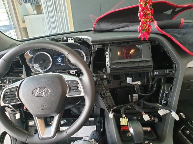 소나타 뉴라이즈 현대 DLS D800A 네비게이션 오디오일체형 네비매립~~ : 네이버 블로그