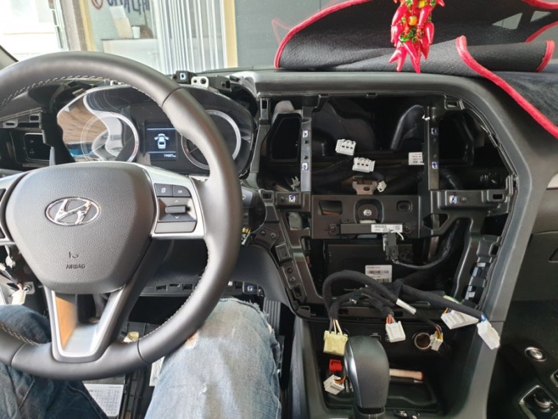 소나타 뉴라이즈 현대 DLS D800A 네비게이션 오디오일체형 네비매립~~ : 네이버 블로그